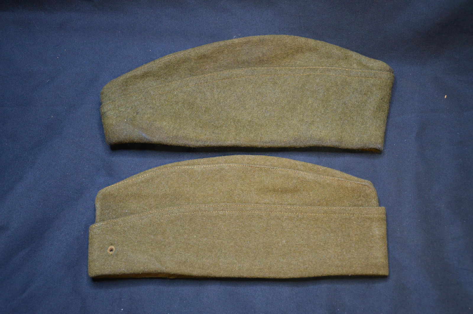 2 Ww1 Era Army Overseas Caps