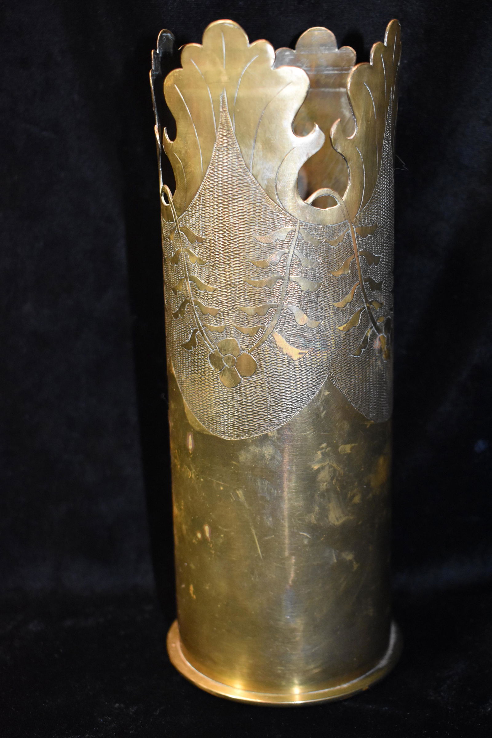1911 GERMAN 75MM WW1 TRENCH ART ARTILLERY SHELL CROWN - Mar 05, 2022 ...