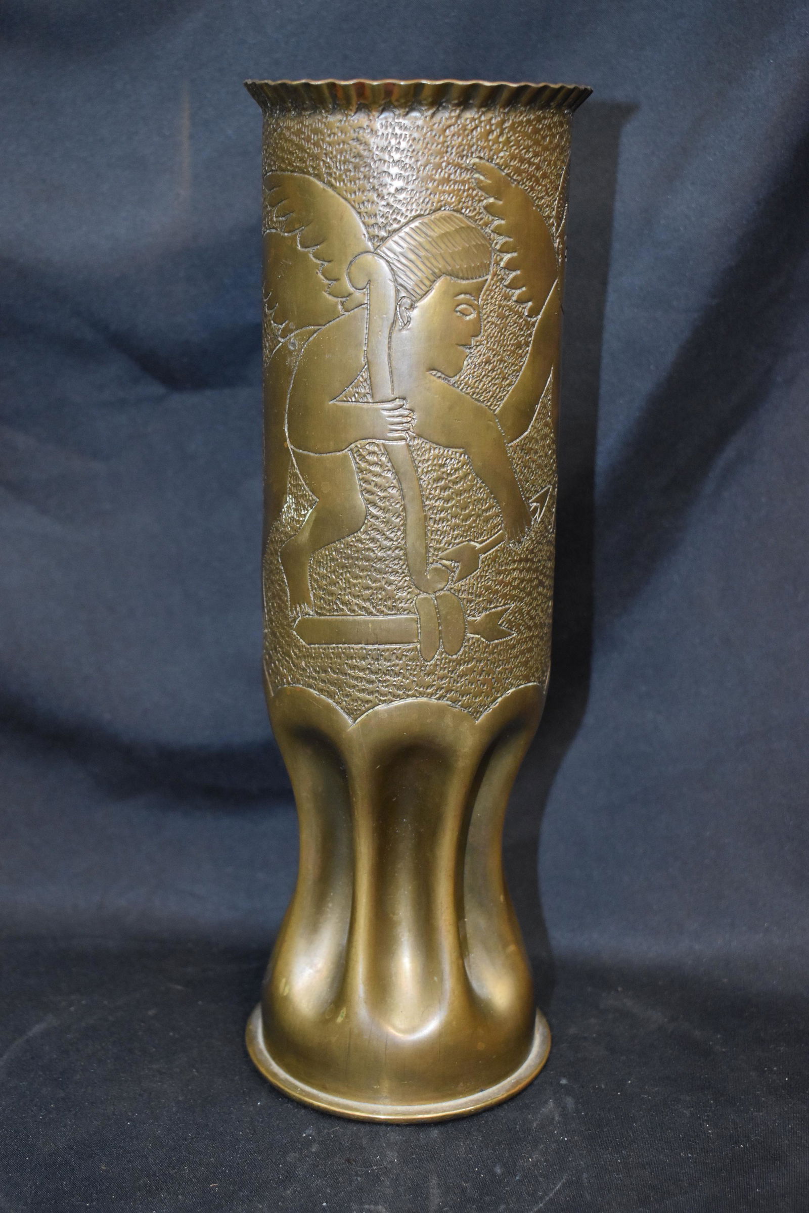 Ww1 German Trench Art Mortar Shell Casing