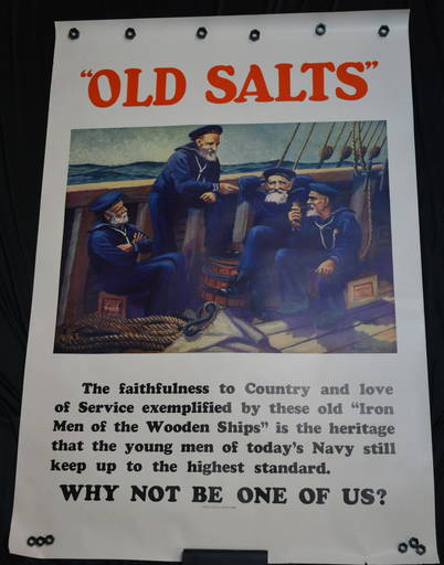 1930's Navy Poster "old Salts"