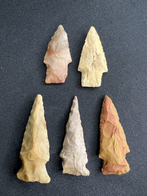 5 Texas Arrowheads