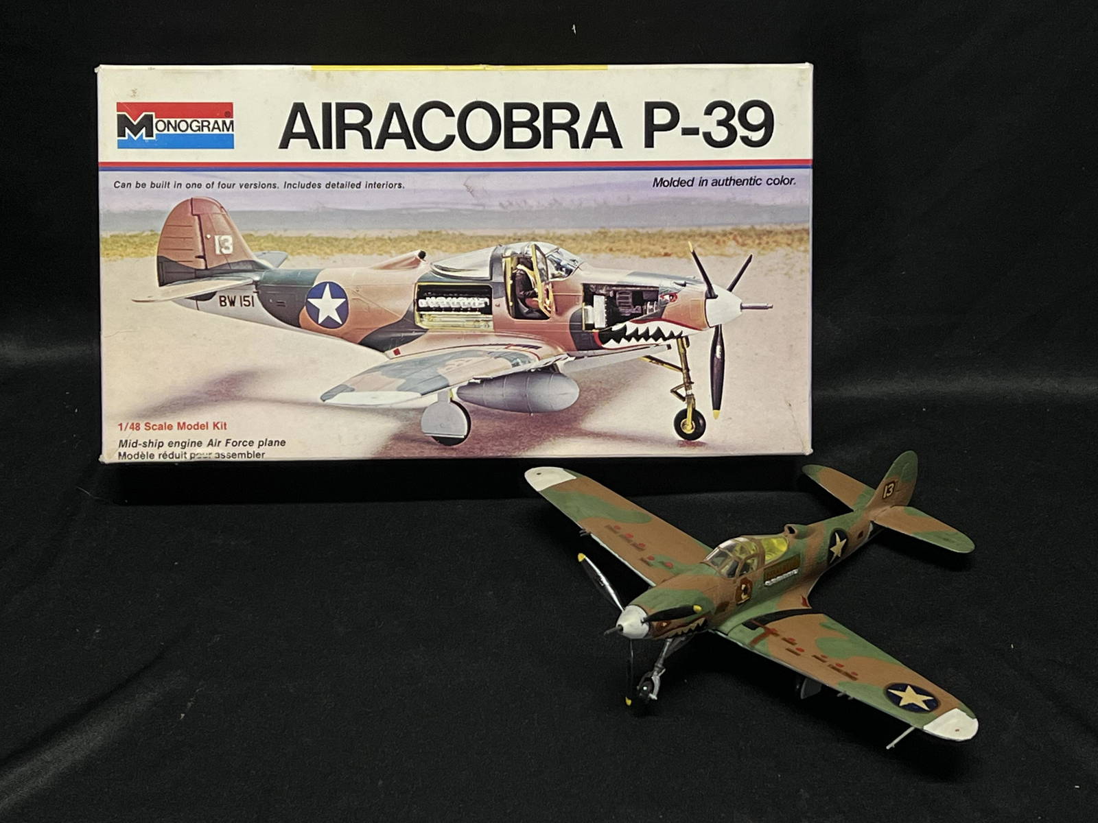 Monogram Model Airplane Airacobra P-39 Model Airplane With The Original ...