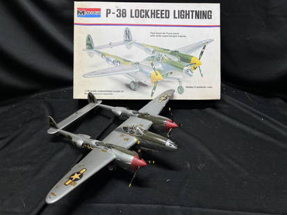 P 38 Lightning Model Plane