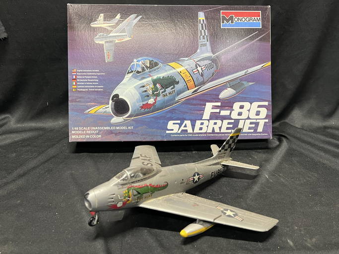 Monogram F-86 Sabre jet Model Airplane 1/48 Scale - Nov 20, 2022 ...