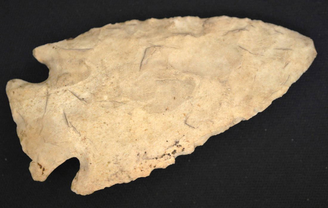 3 1/4" Smith Arrowhead Found In Pike Co. Illinois. Ex: Eldon Launer ...