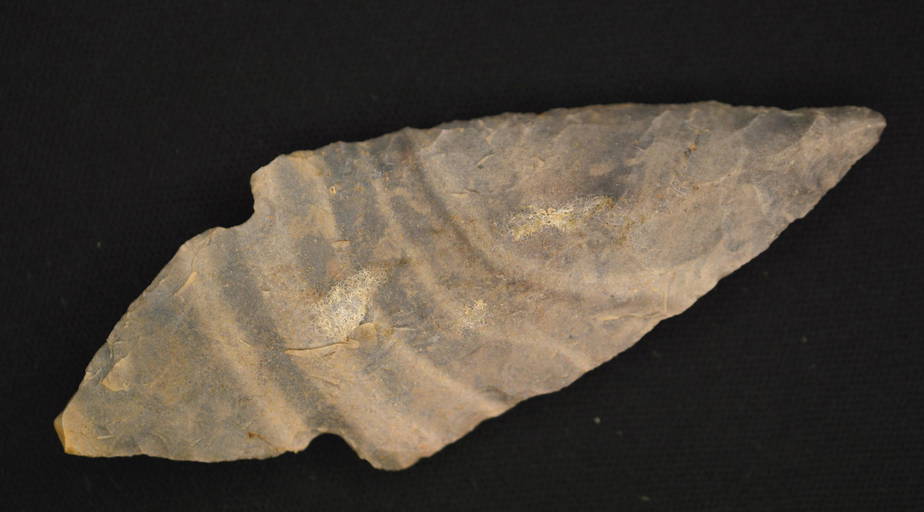 Turkey tail Banded Hornstone 3 7/16" Arrowhead Found in Tennessee Ex ...