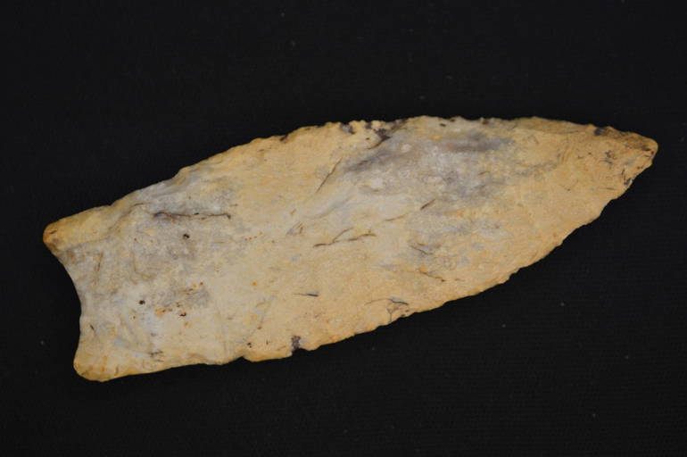 3 9/16" Dalton Arrowhead Found in Pettis Co. Missouri Ken Partain COA ...