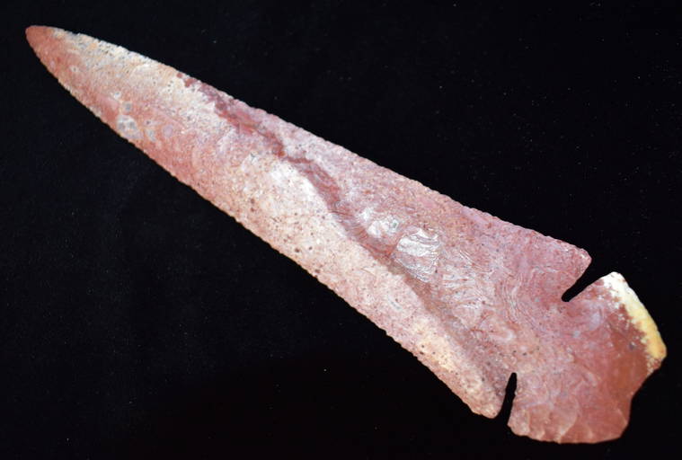 6 7/8" St Charles Style Arrowhead Made by Jeff Gower Signed in 2008 ...