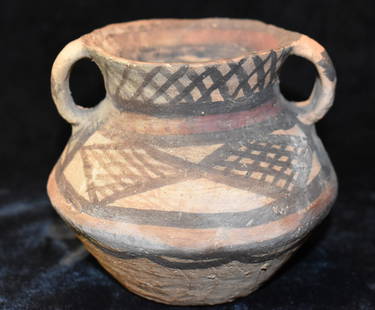Neolithic Painted Pottery Vase