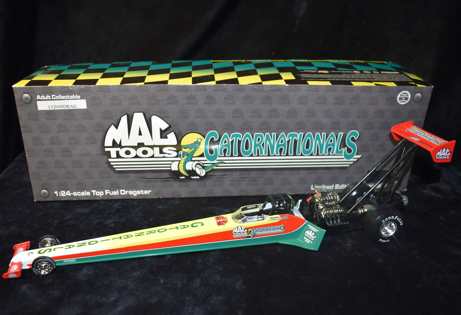 Top Fuel Dragster 1998 Mac Tools Gatornationals 1:24 Scale 1 Of 8000