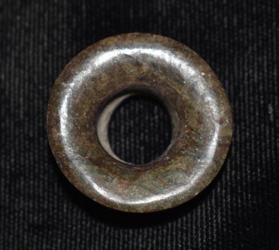 1" Finely Made Pre Columbian Jade Ear Spool