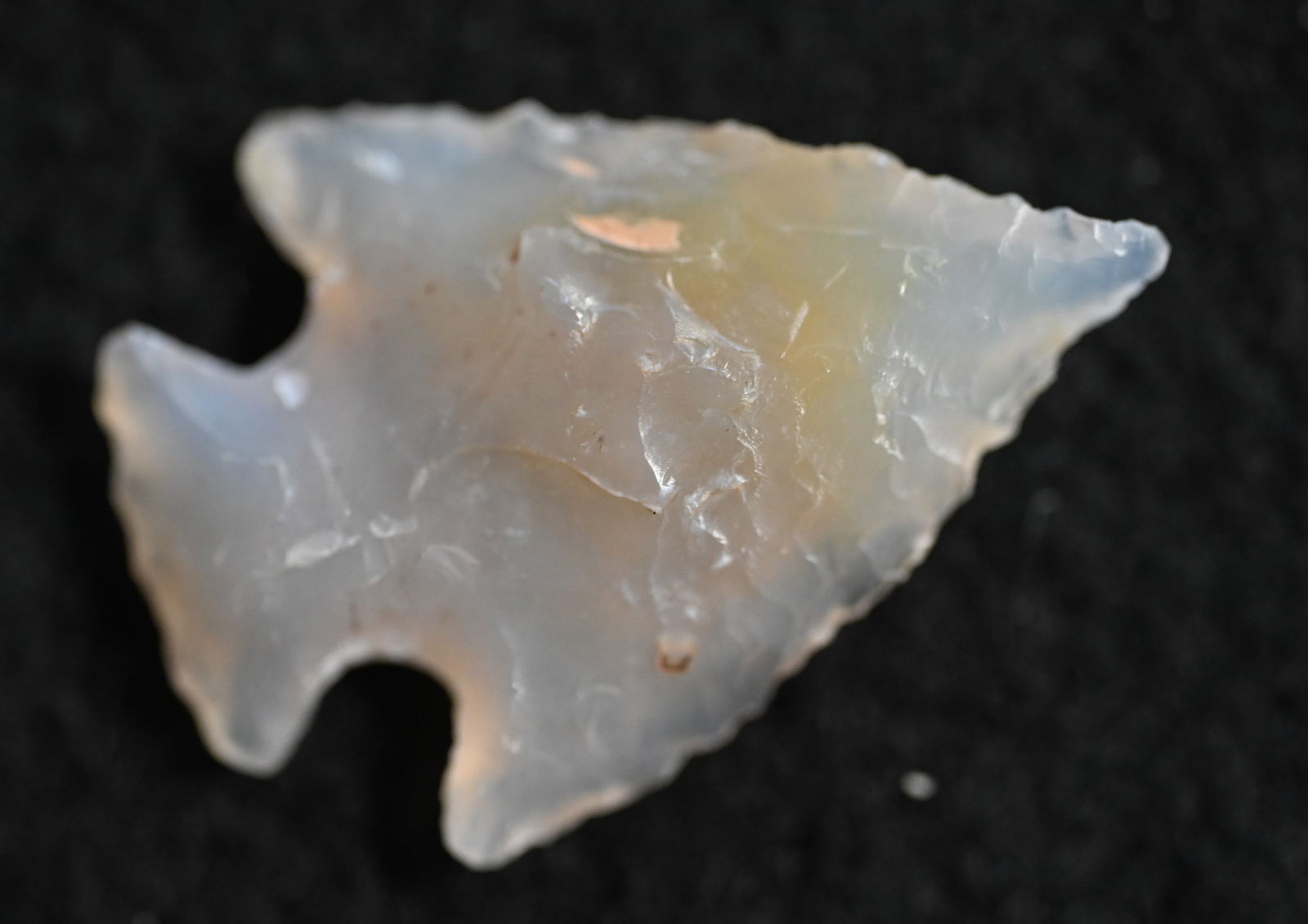 Hell's Canyon Corner Notched Translucent Agate Gem Point 1 1/16" Long ...