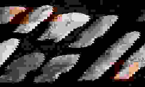 8 Hafted Blunt Arrowheads Found In Southeast Iowa And Norteast Missouri ...