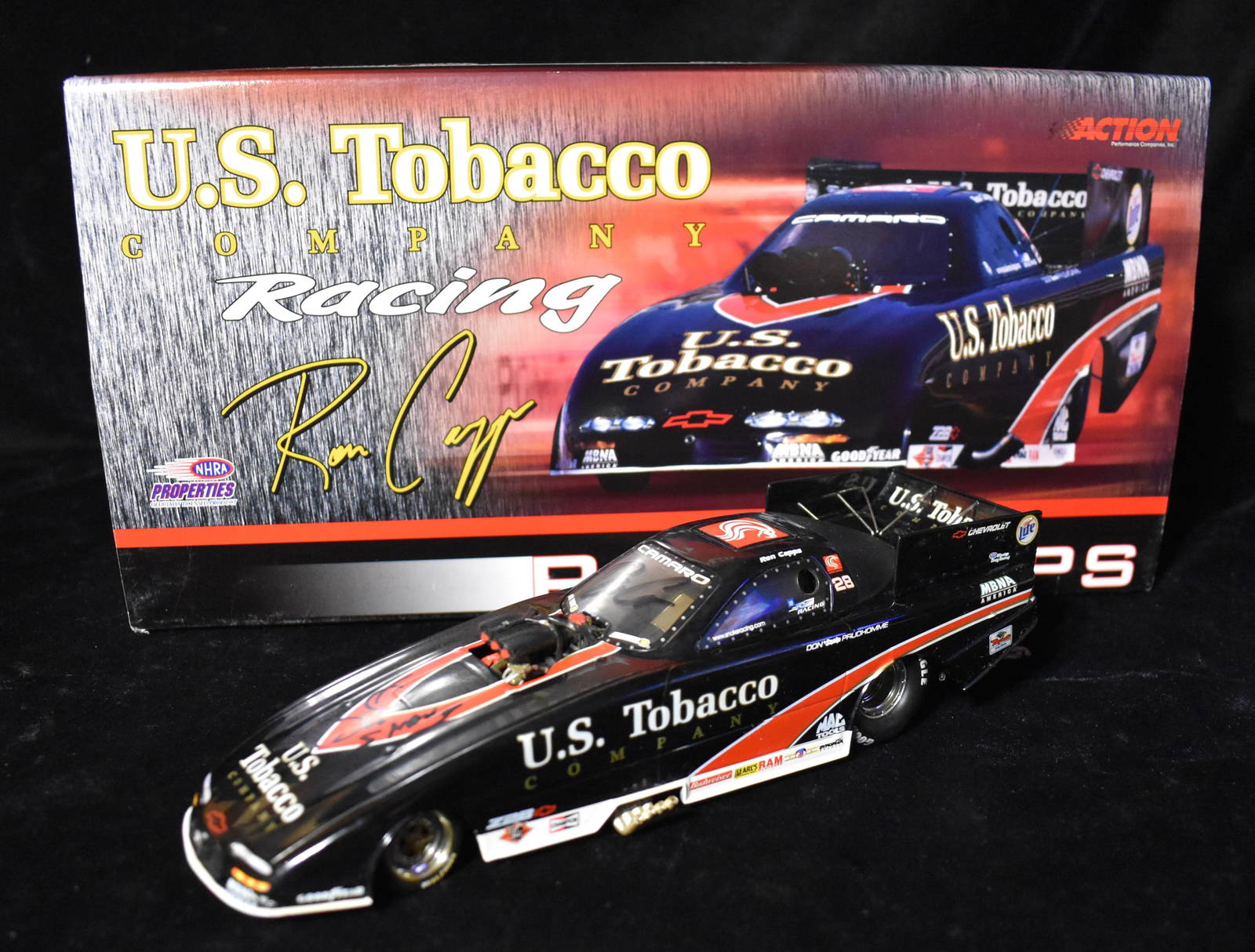 Ron Capps 2000 U.s. Tobacco Chevy 1/24 Action Nhra Funny Car Signed Auction