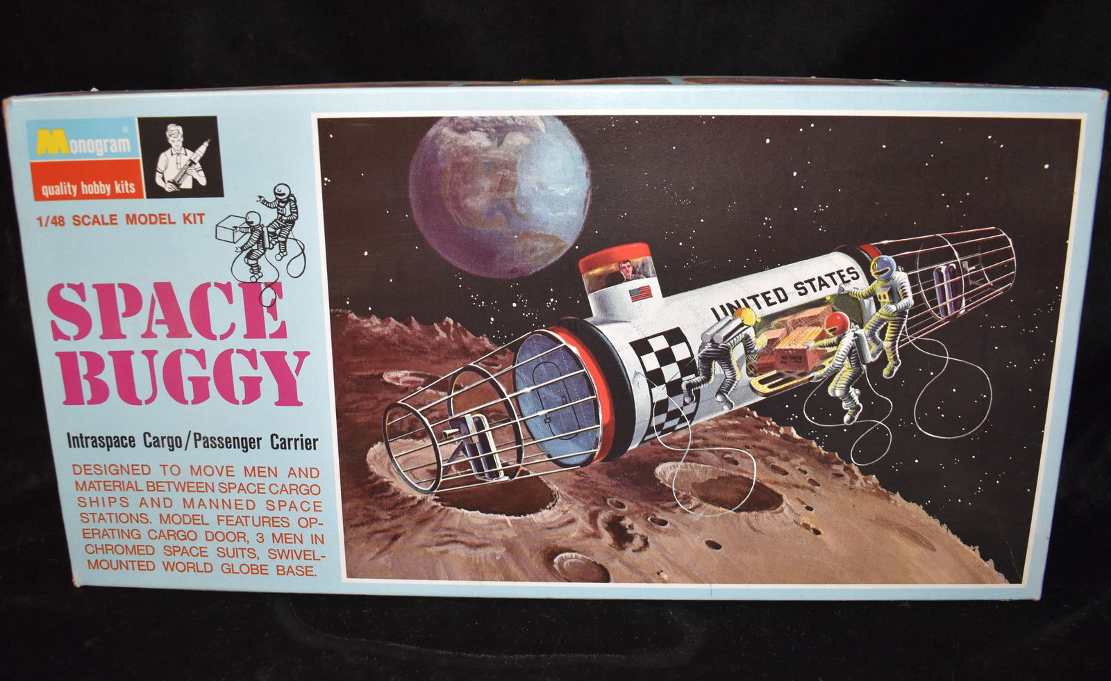Vintage 1969 Space Buggy 1/48 Scale Model Kit By Monogram Rare Nib Auction