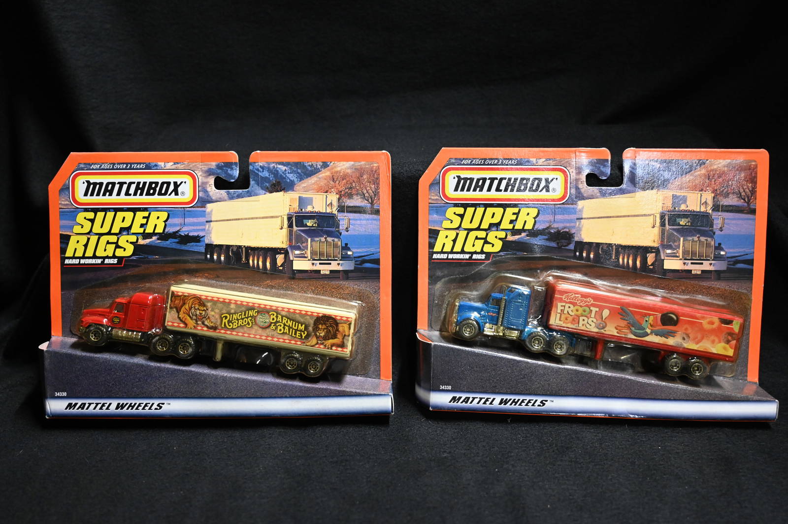 1997 Matchbox Super Rigs Froot Loops & Ringling Bros. Barnum & Bailey ...