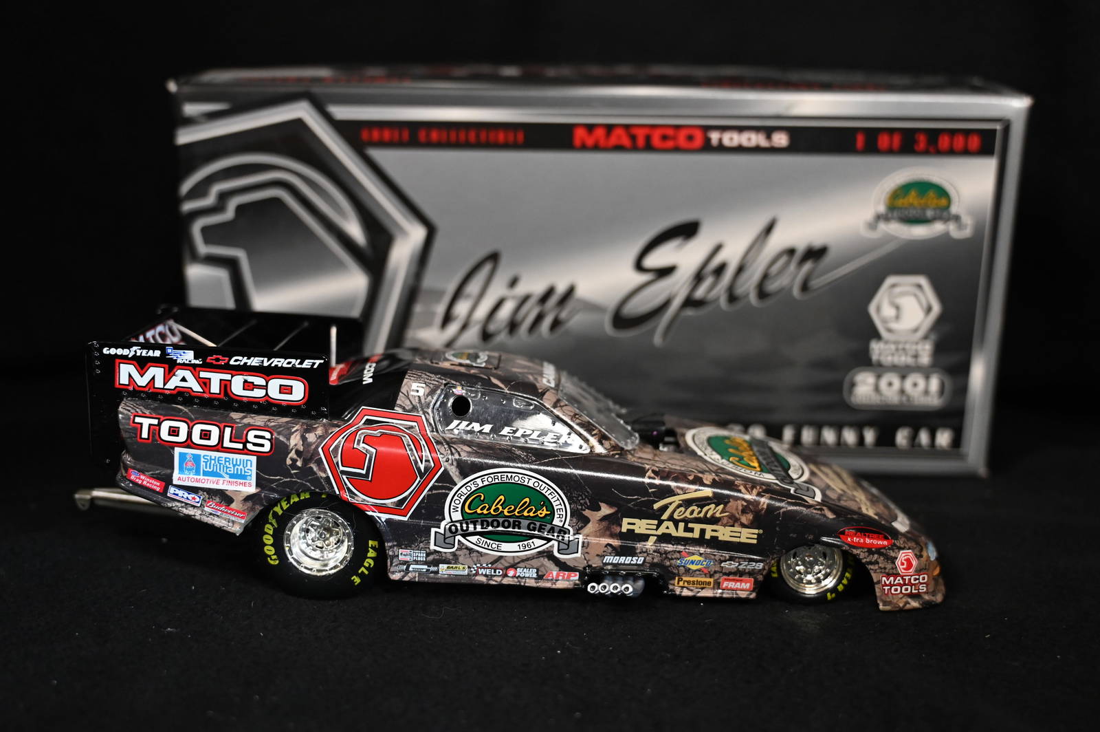 2001 Jim Epler "cabela's" Camaro Matco Tools 1 Of 3,000 Racing ...