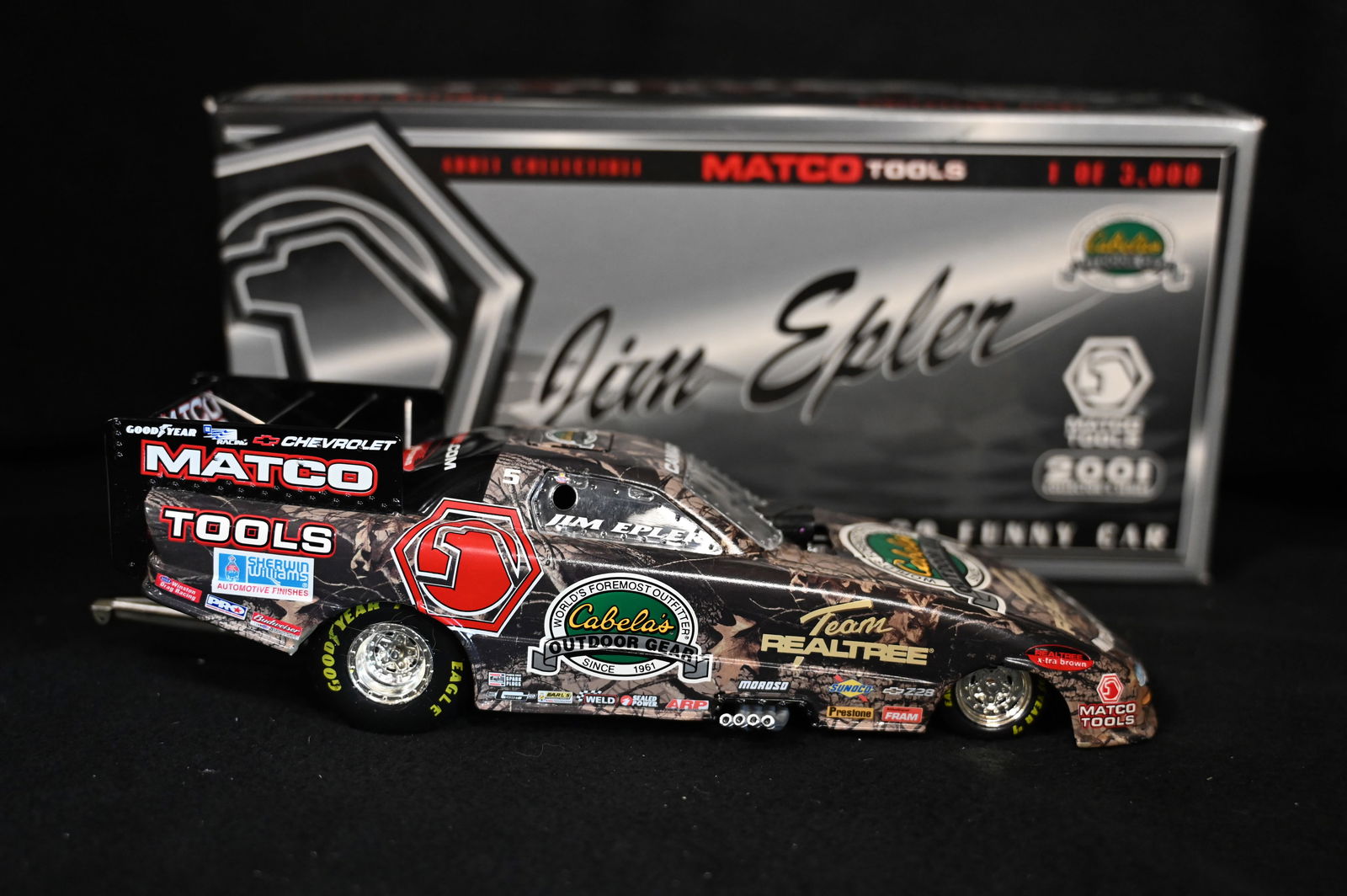 2001 Jim Epler "cabela's" Camaro Matco Tools 1 Of 3,000 Racing ...