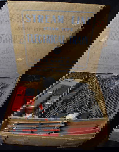 1940's Marx Stream Line Steam Type Electrical Train Set