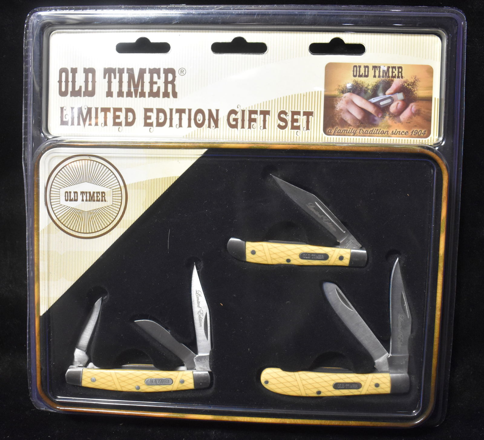 Old Timer Limited Edition Gift Set Of 3 Pocket Knives (new From 2019 ...