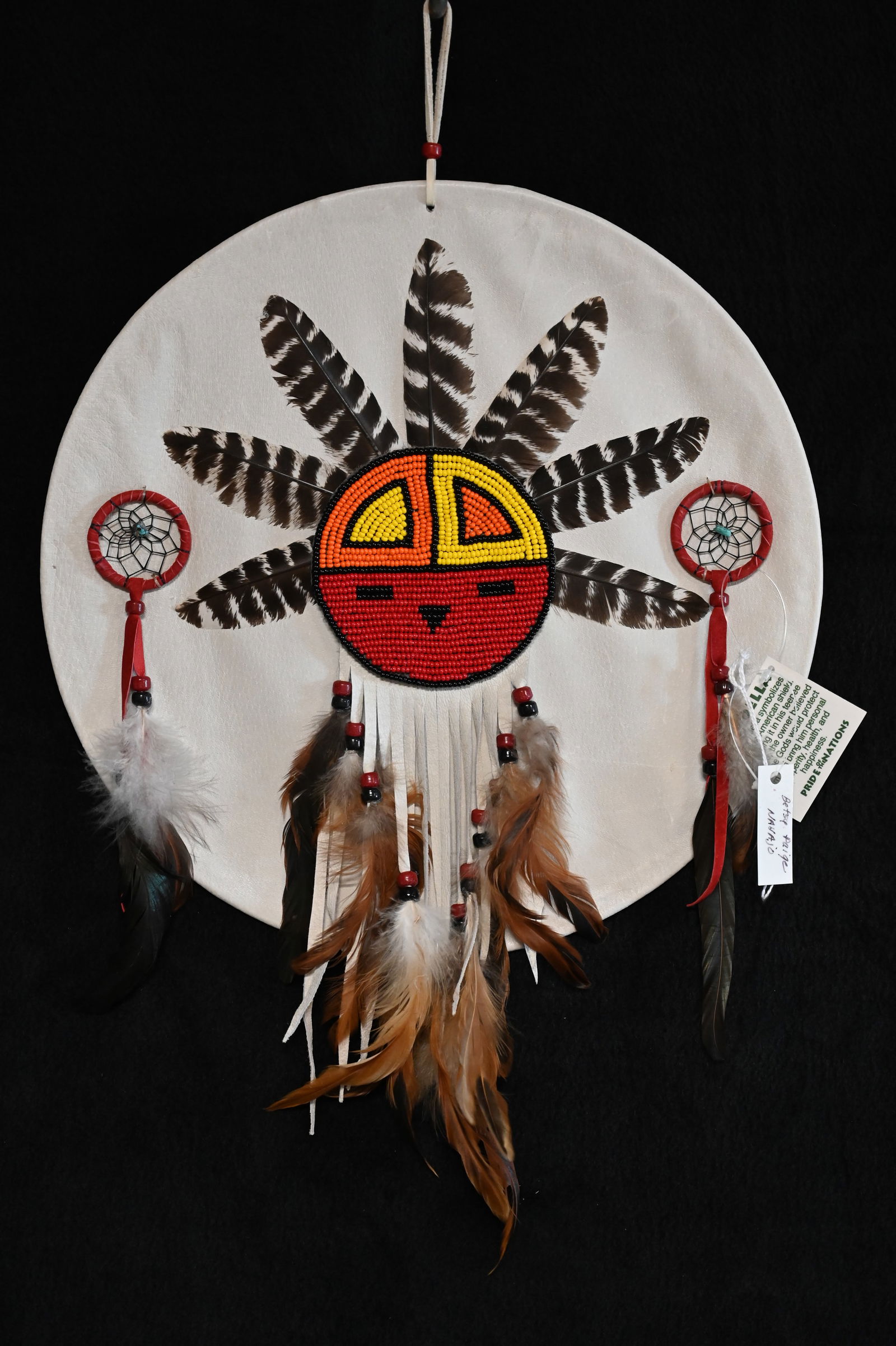 Mandella Shield Hand Crafted By Navajo Betsy Paige Diameter Is 14 ...