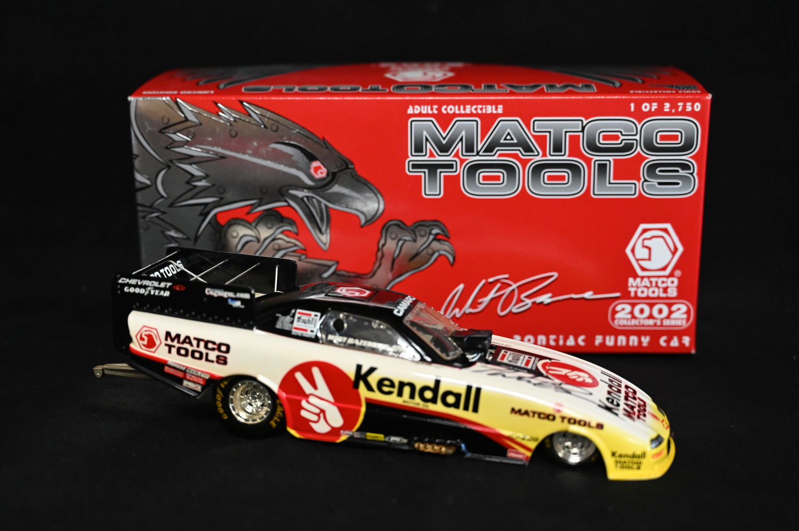 2002 Whit Bazemore Autographed Matco Tools Pontiac Funny Car. 1:24 ...