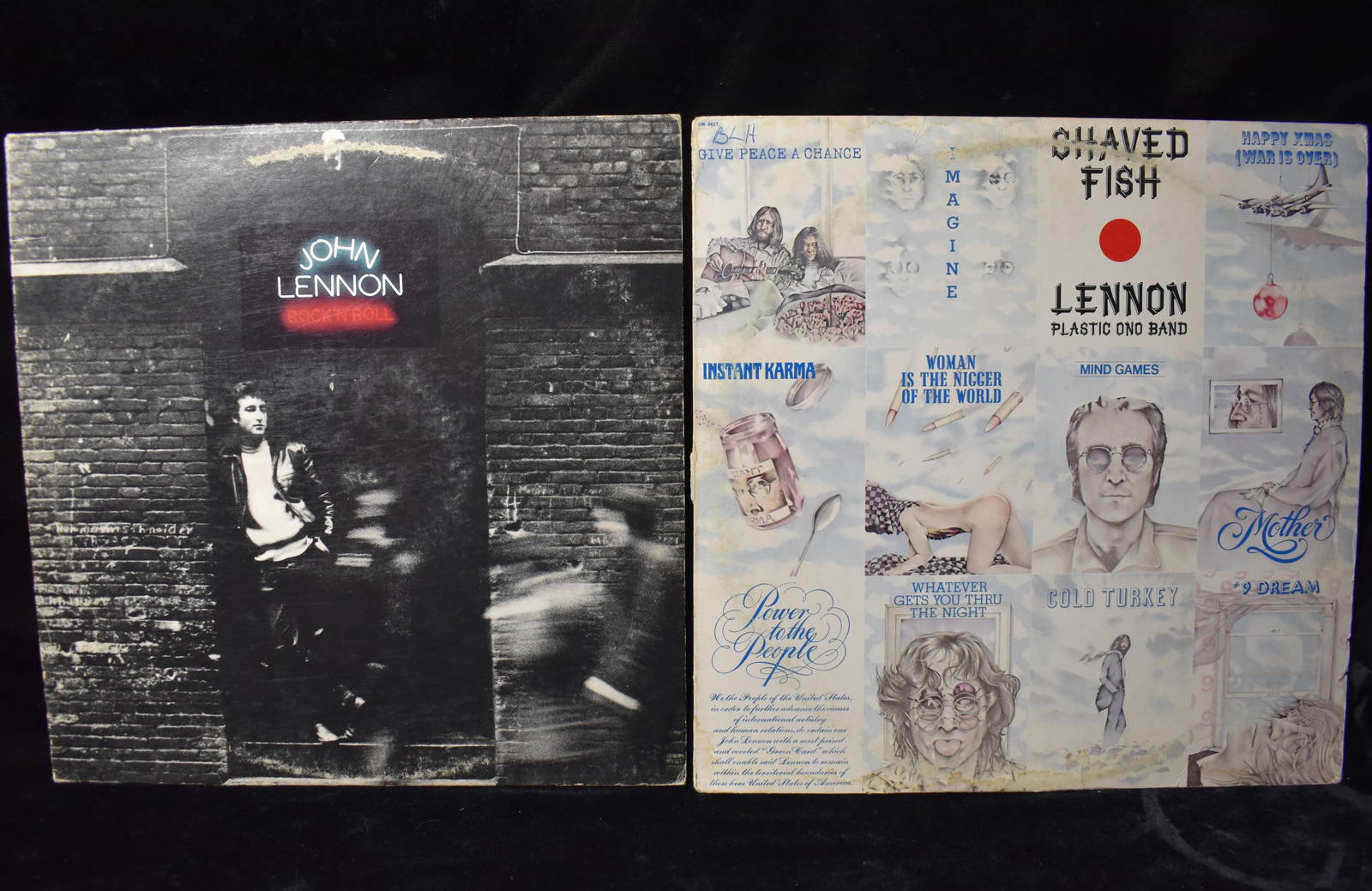 John Lennon - Rock 'n' Roll 1975 & Shaved Fish Albums 1975 Auction