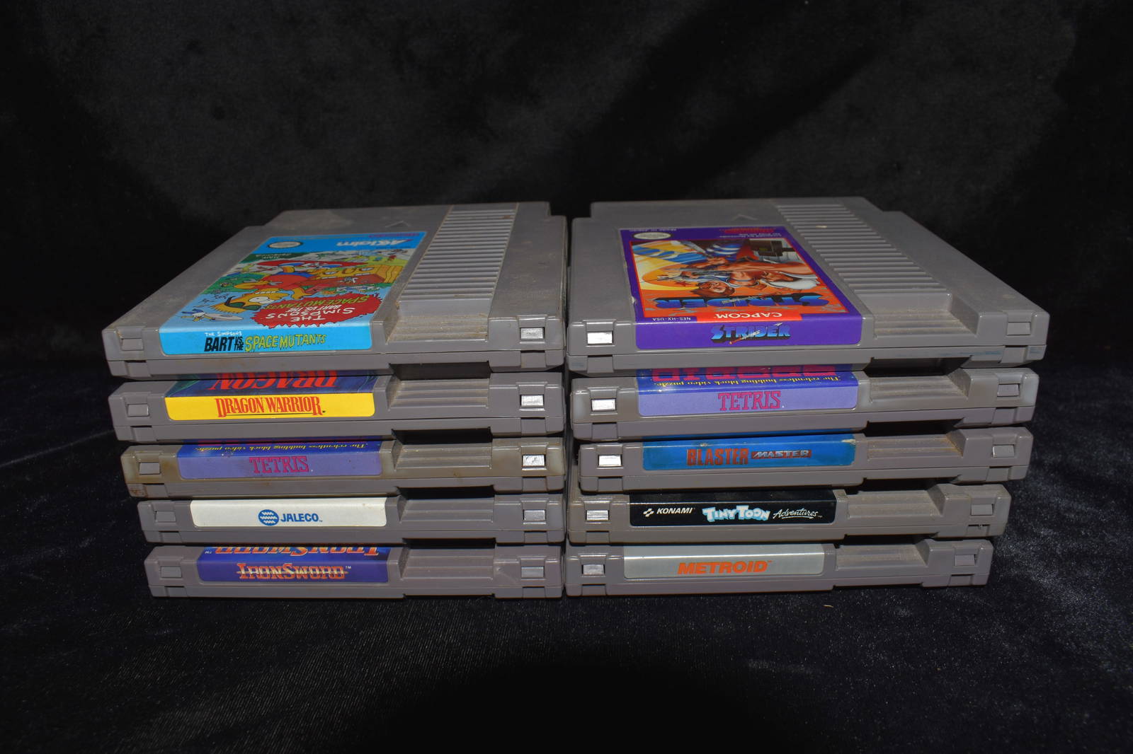 10 Nintendo Nes Games From The 1980's Auction