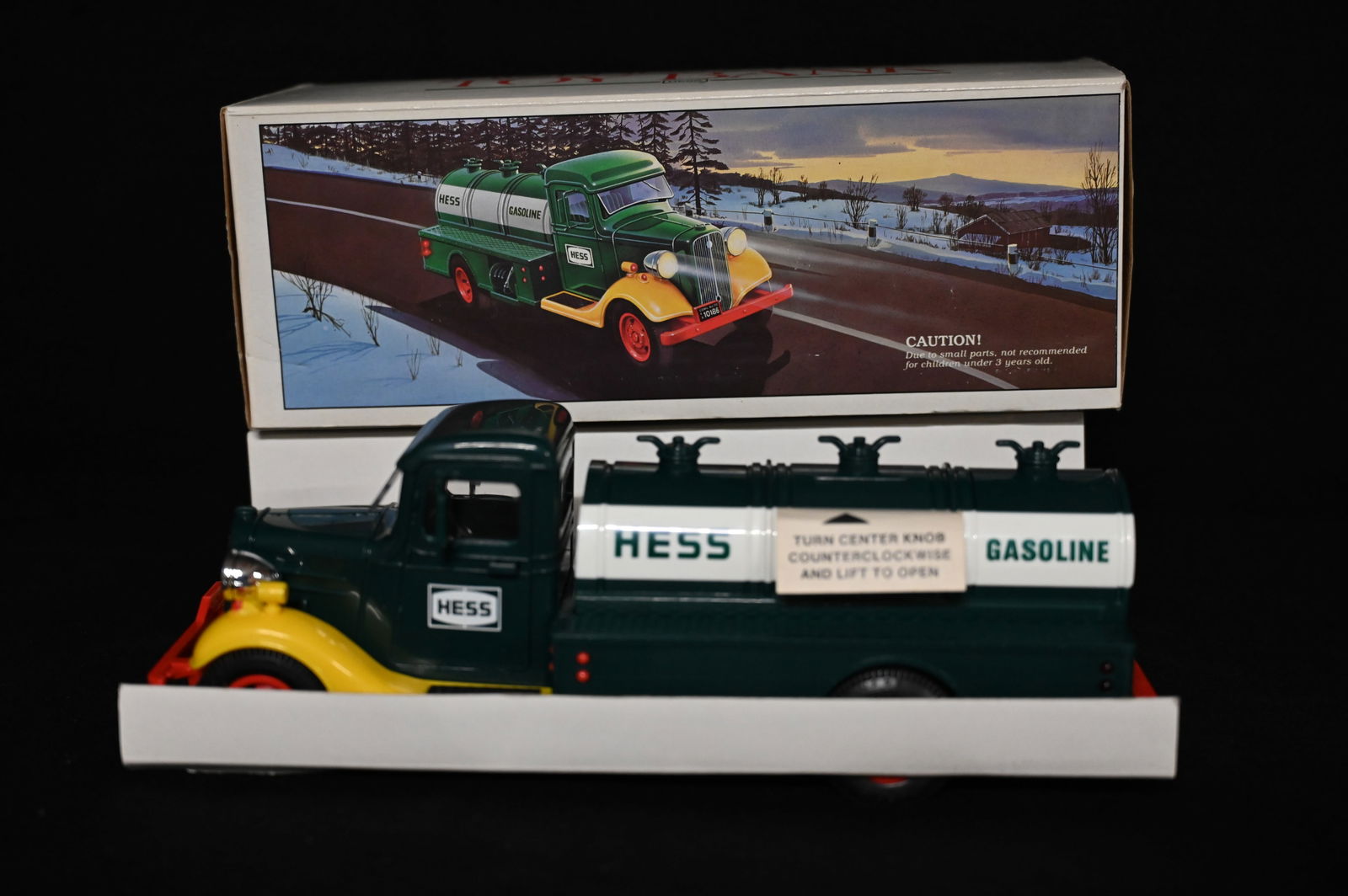 1985 First Hess Truck Toy Bank W/working Lights Brand New In The ...