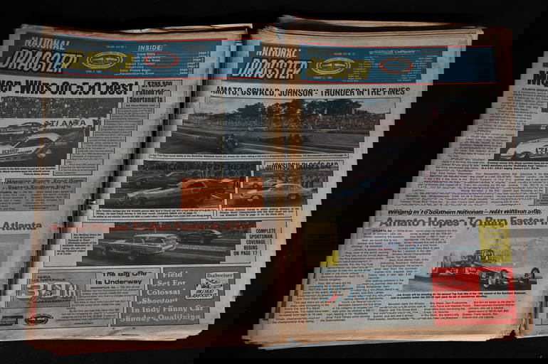 47 Issues Of 1984 Nhra National Dragster Magazine. One Of The Top Drag ...