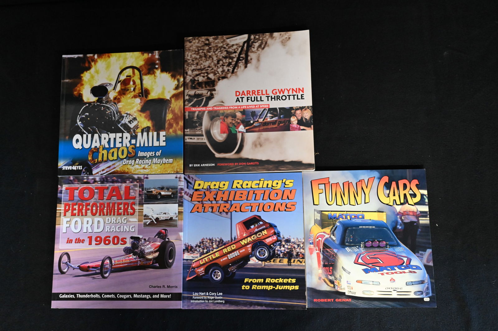 5 Drag Racing Books. Funny Cars, Total Performers Ford Drag Racing In ...