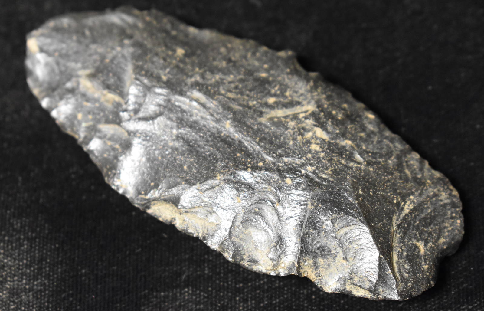 3 1/2" Nicely Made Obsidian Biface Found In Lake County, California By ...