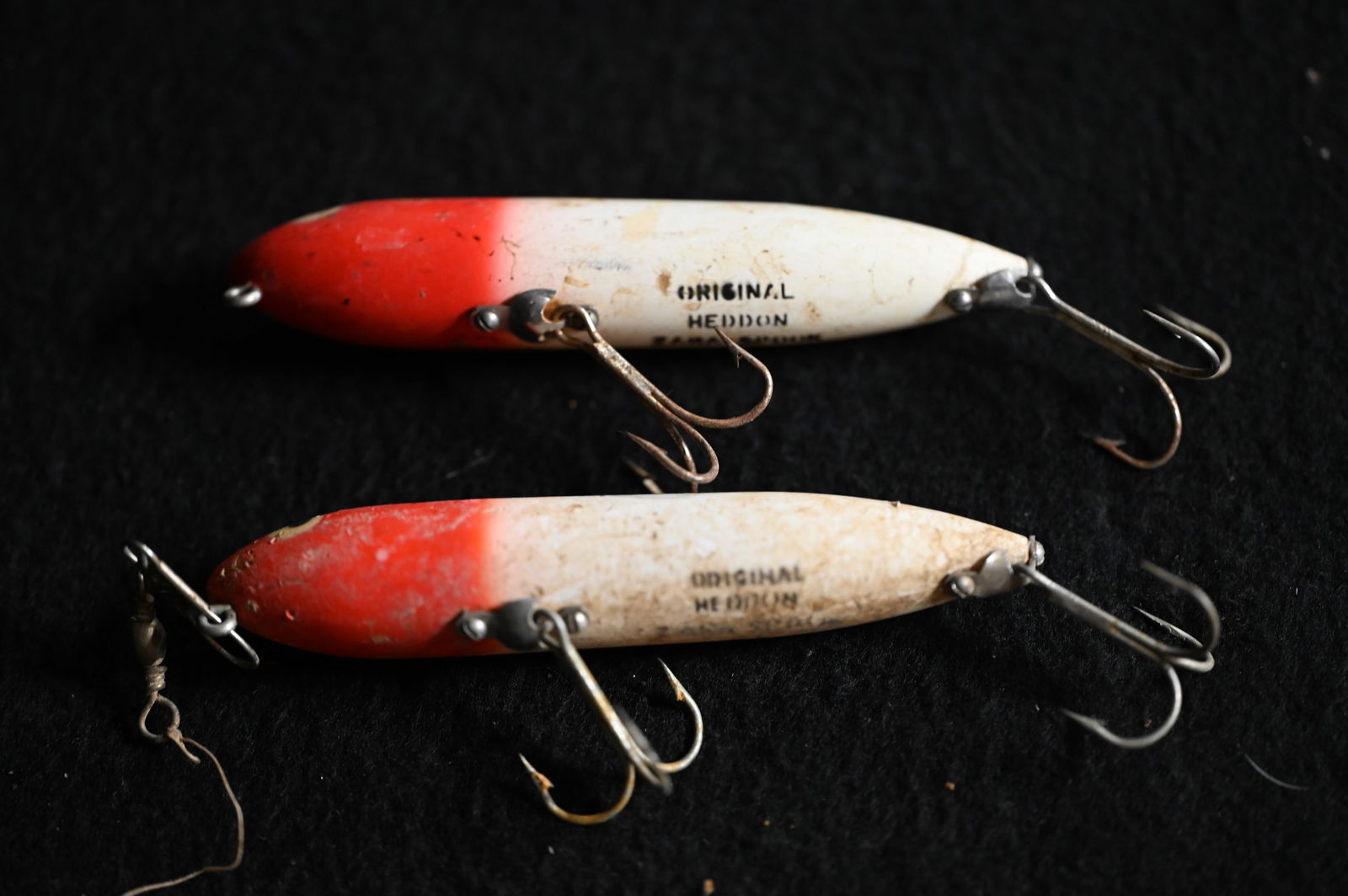 2 Original Heddon Zara-spook Vintage Fishing Lures. Auction