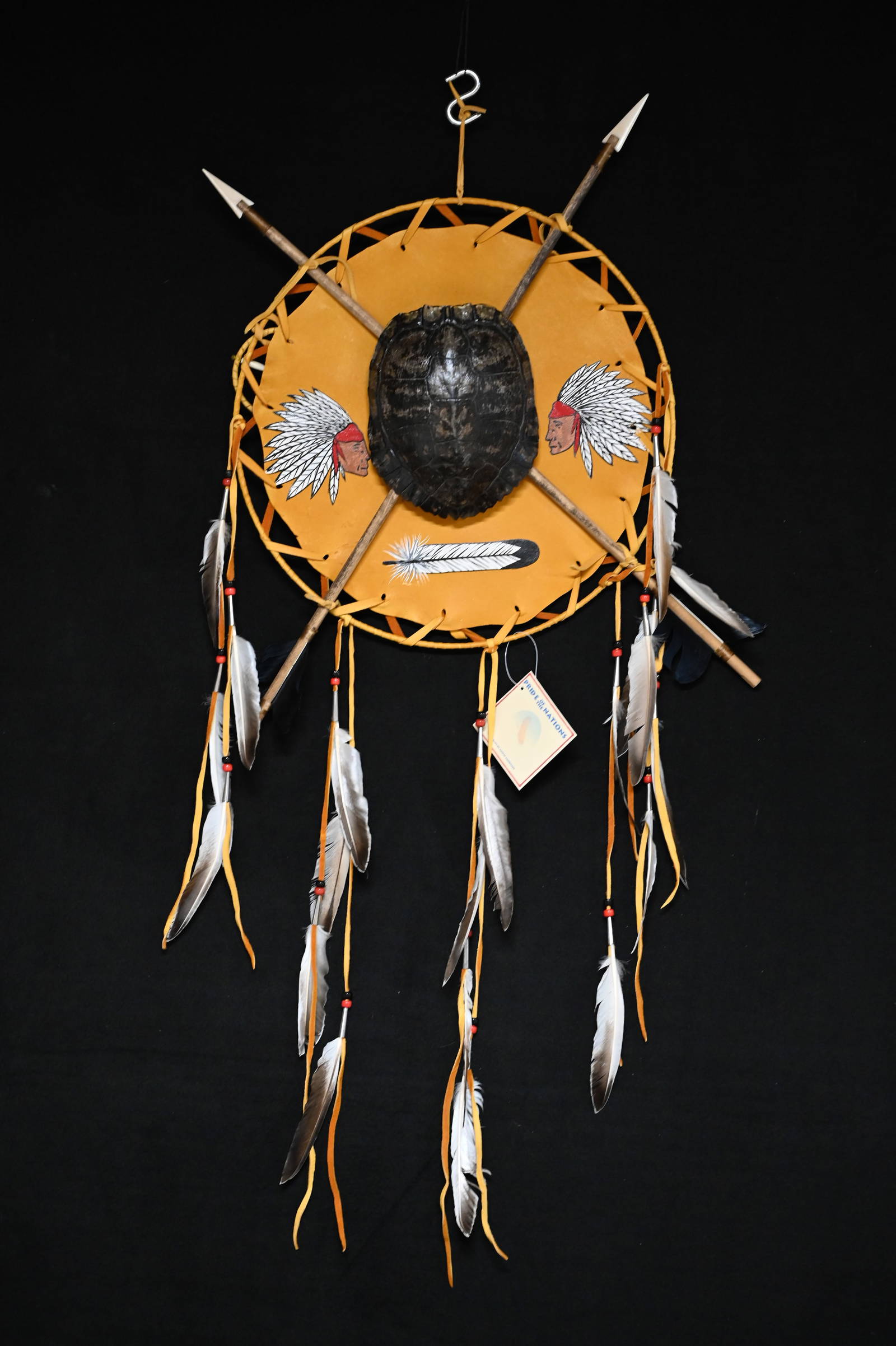 Native American Warrior Shield Hand Crafted By Native Americans ...