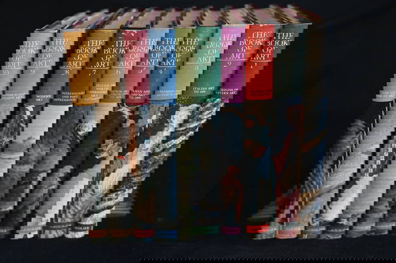 10 Book Set The Book Of Art A Pictorial Encyclopedia Of Painting ...