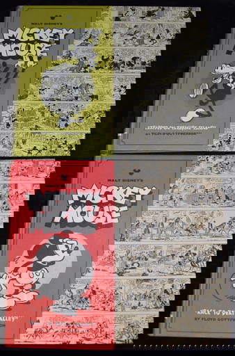 Walt Disney's Mickey Mouse Volume 1 & 2 Hardbacks "race To Death Valley"