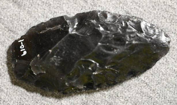 2 9/16" Obsidian Owl Cave Found By Venn Keeling In Lake Co. California ...