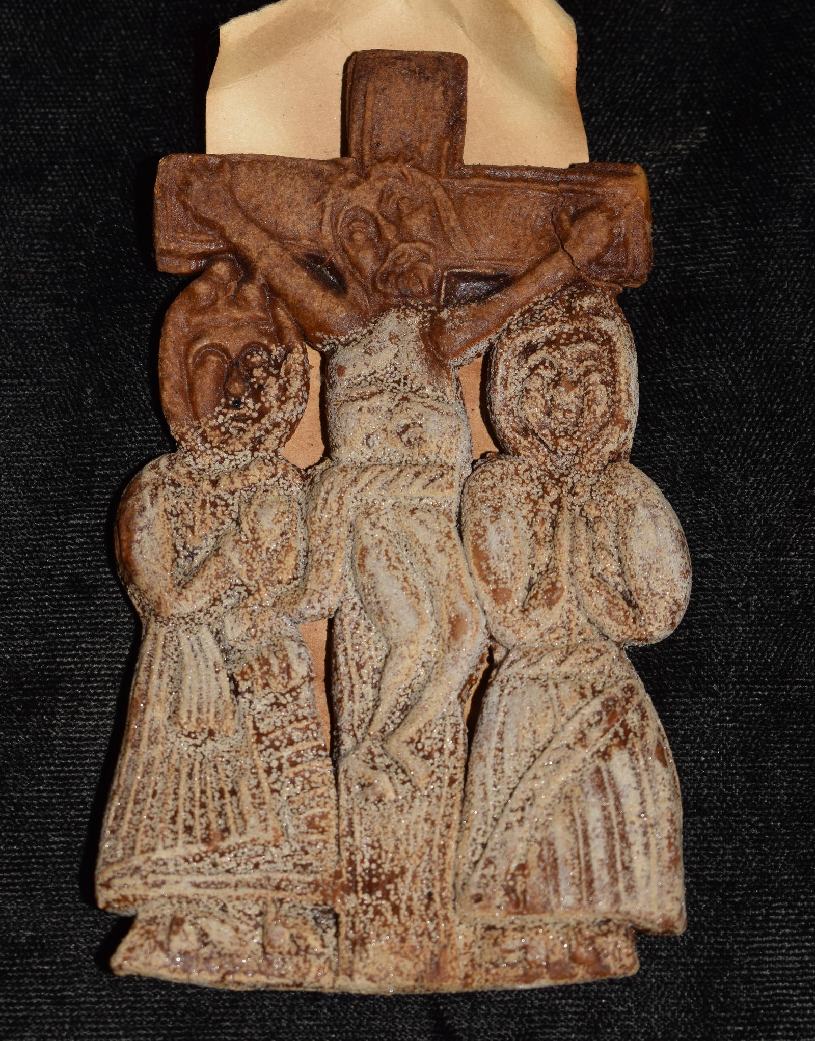 17th Century Pieta Mold Church Gingerbread Cookie - Christ On The Cross ...