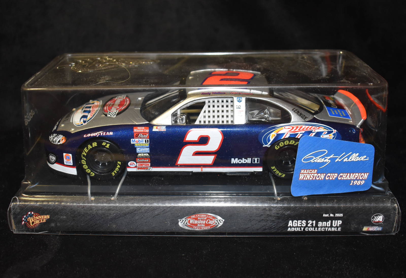 2003 Rusty Wallace Nascar Winston Cups Series 1:24 Scale Diecast Race ...
