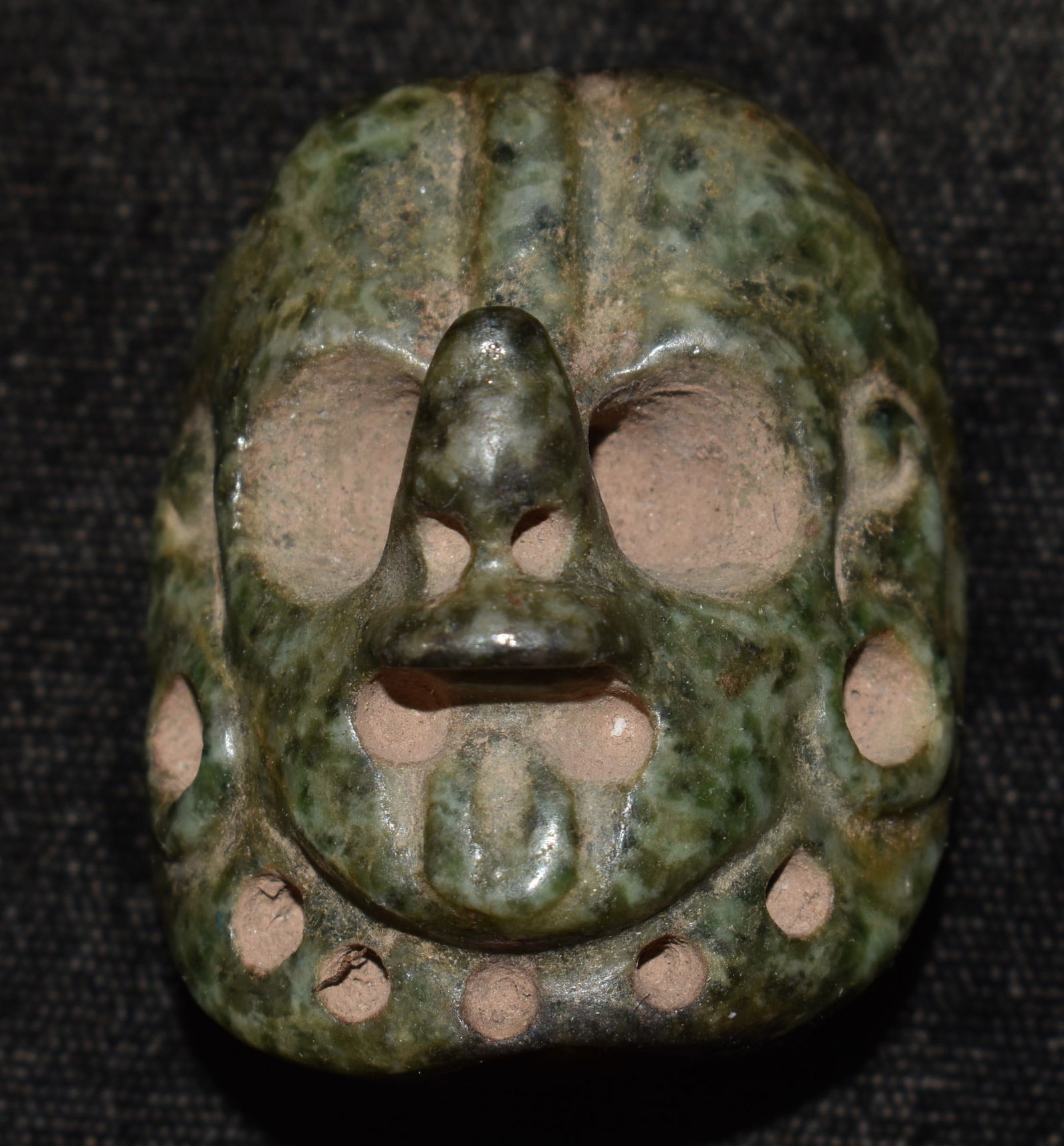 Pre-columbian Museum Grade Ancient Classic Period Jade God Pendant ...