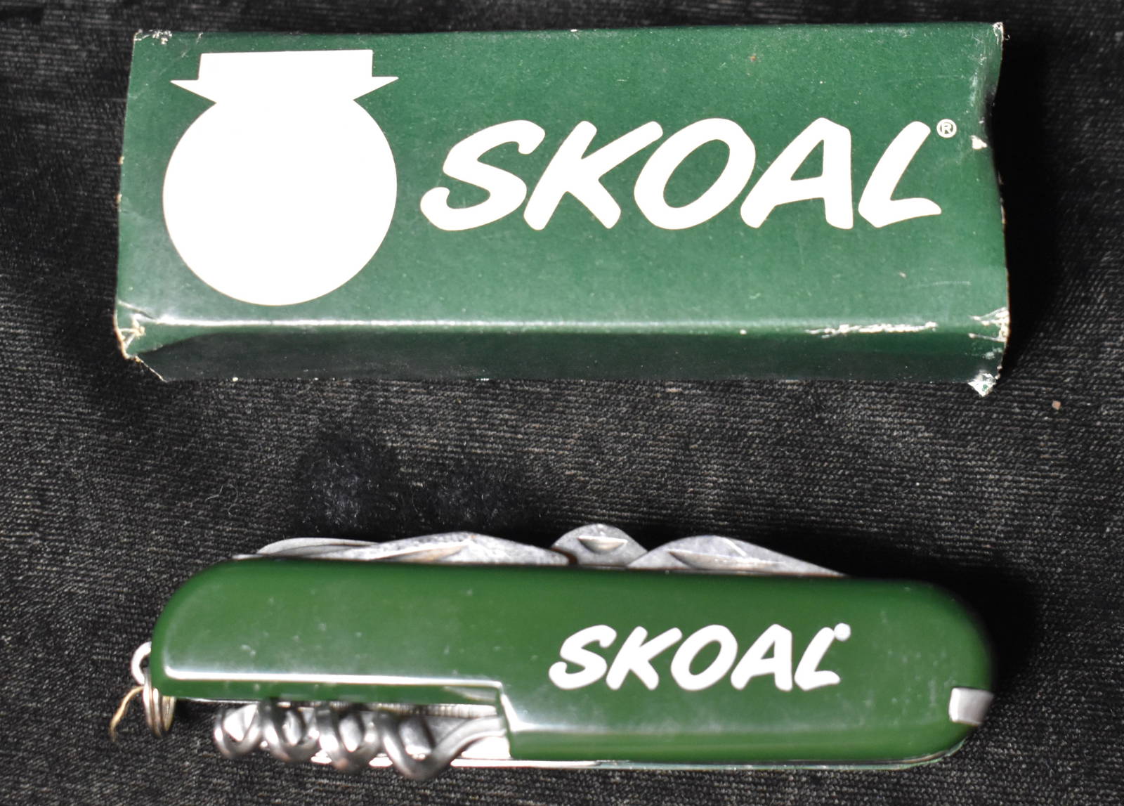 Skoal Promotional- Pocket Knife Multi-tool Vintage New Old Stock In Box 11 Tools Auction