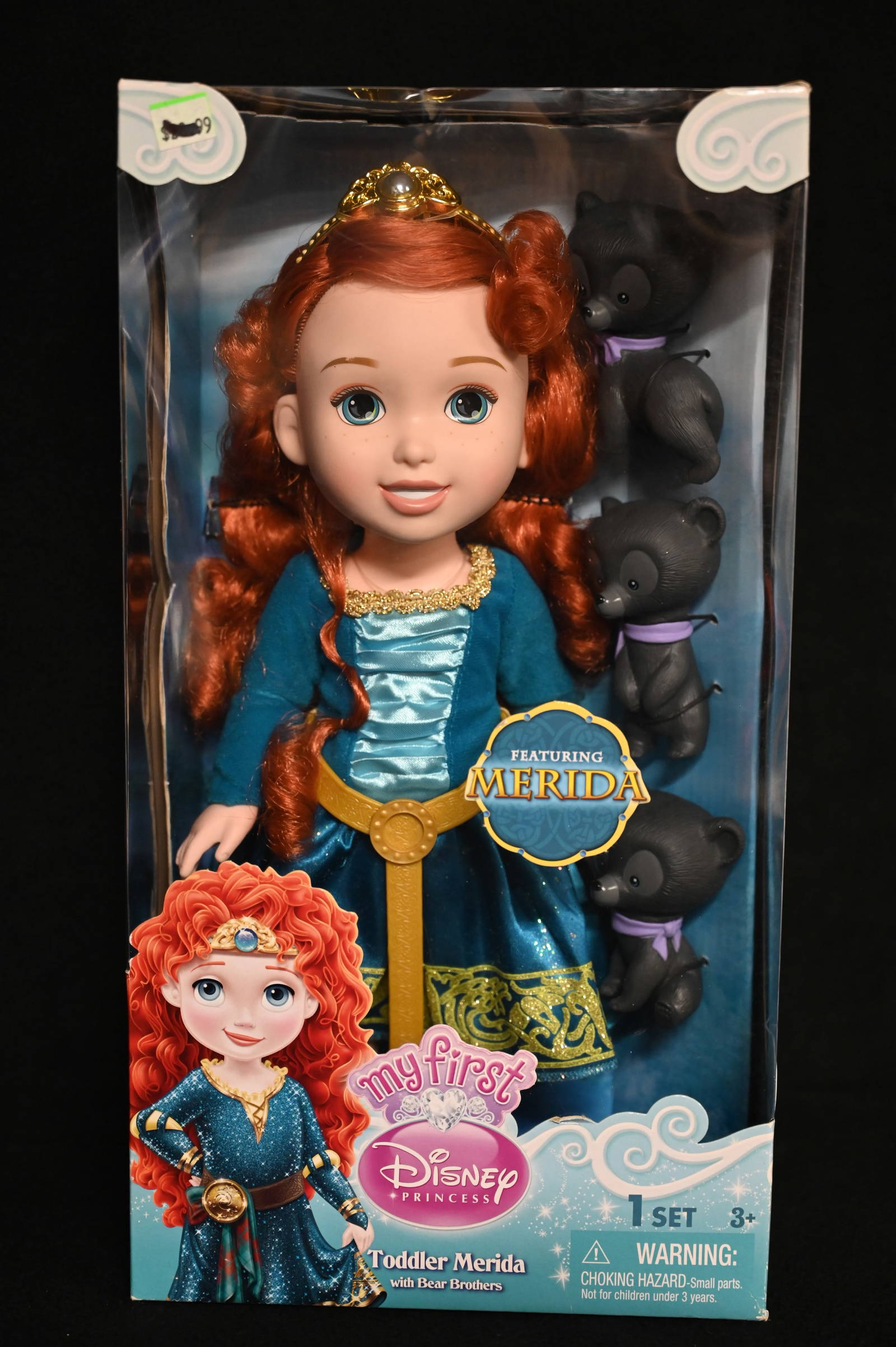 Disney's Princess Toddler Merida With Bear Brothers Doll Produced By ...