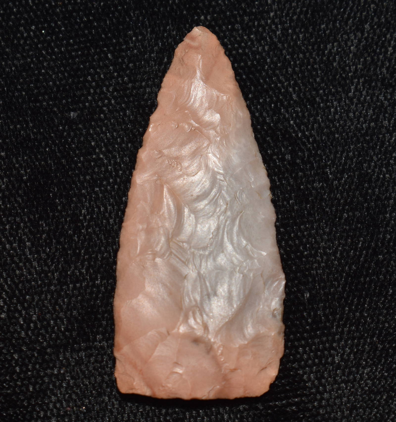 1 1/2" Colorful Madison Arrowhead Found In Pettis County, Missouri Auction
