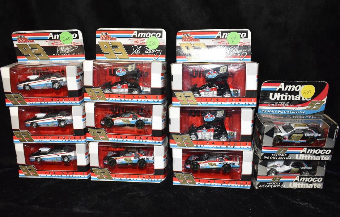 11 1:64 Amoco 93 Diecast Race Cars Nib 2000-2001 By Racing Champions ...