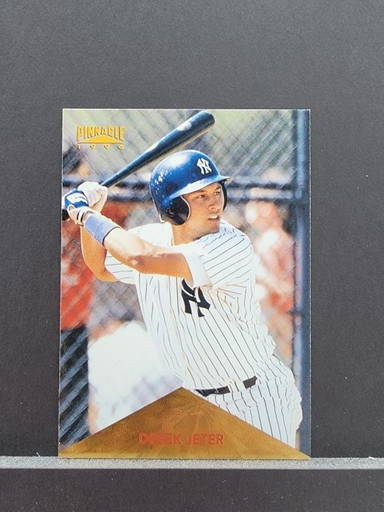 Derek Jeter 1996 Gold Pinnacle #171 Rookie Baseball Card Shortstop ...