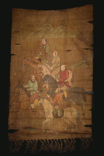 Khitan linen painting travel map (#0220) on May 25, 2022 | Aurora ...