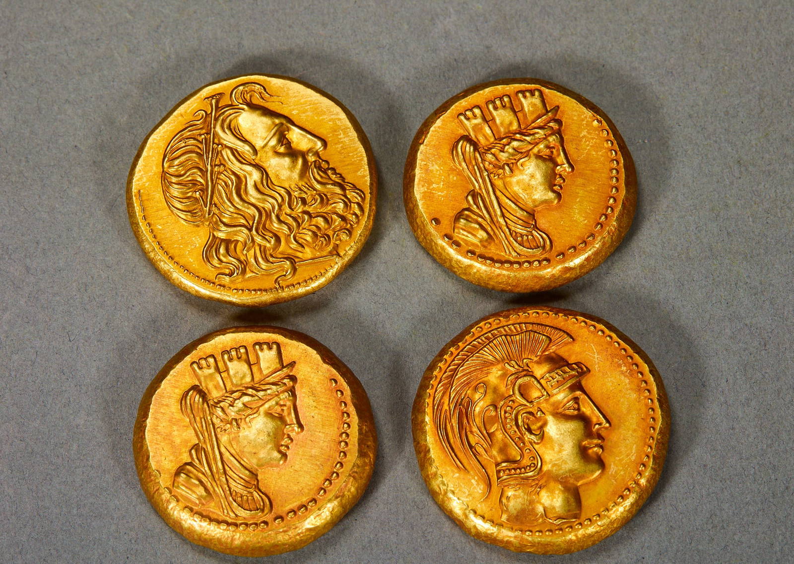Four Ancient Greek Portrait Coins Auction
