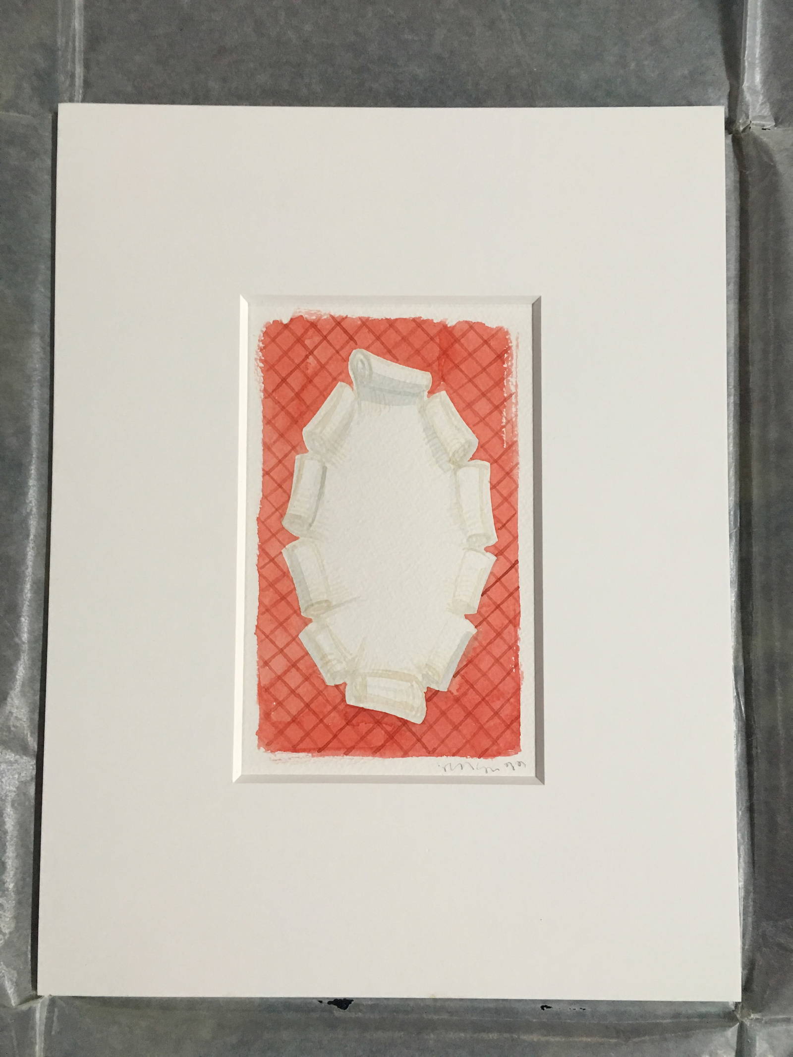 Jeff Colson - Watercolor On Paper, 'scroll Study' Auction