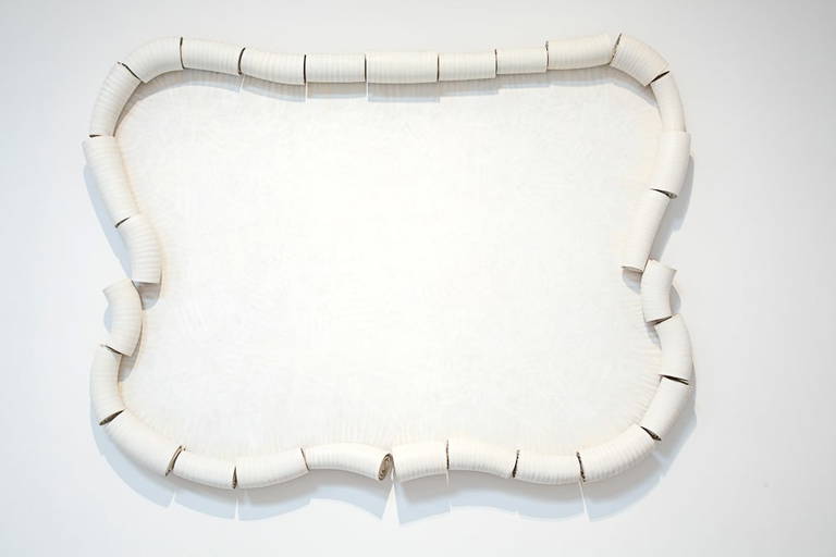 Jeff Colson Fiberglass, Acrylic, Steel, 'scroll'