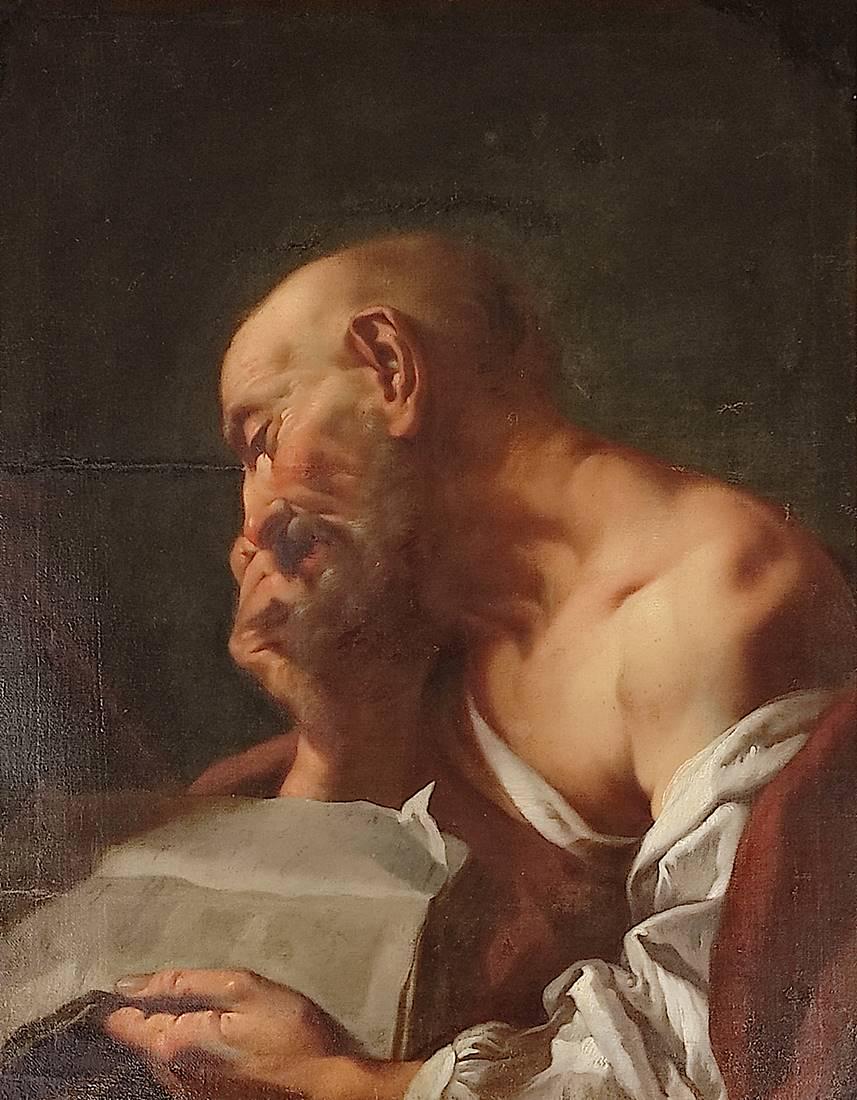 Painter of saints (18th century) Baroque depiction of a saint at ...